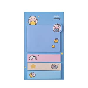 The Purple Tree Cute Sheep Animal Sticky Notes (Pack of 2) Cute Sticky ...