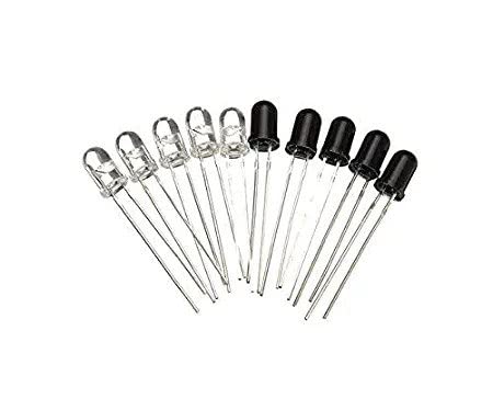 Auto Botix Infrared 5Piece IR Receiver (Photodiode) and IR Transmitter ...