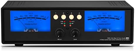 Amazon.com: Douk Audio VU2 MIC & Line Dual VU Meter, Analog Sound Level ...