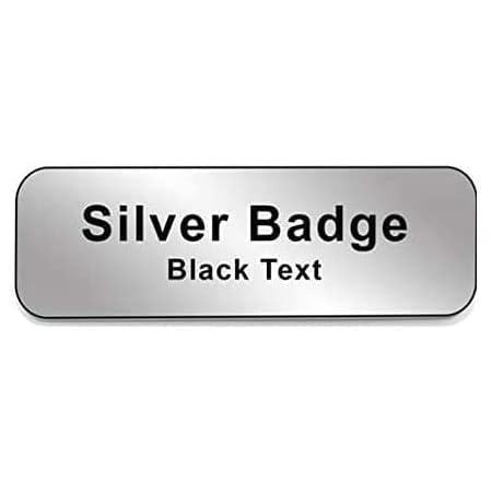 Name Badge with Choice of Fastener in Gold or Silver Personalised Care ...