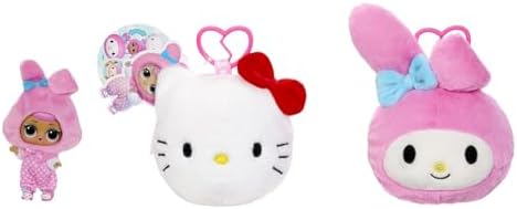 Amazon.com: LOL Surprise Loves Hello Kitty and Friends Reversible Plush ...