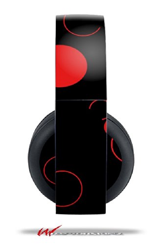 Amazon.com: Lots of Dots Red on Black - Decal Style Vinyl Skin fits ...