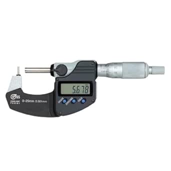 DONGSE Digital Spherical and Cylindrical Anvils Tube Micrometers,0-25mm ...