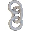Amazon.com: Bloomingville Unique Real Marble Chain Décor, White (Each ...