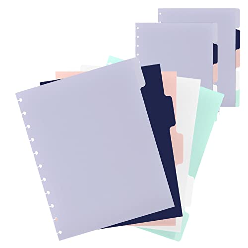 Snapklik.com : 15 Tab DiscBound Dividers Notebook Letter Size Calendar ...