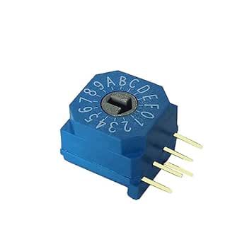 SHUTIQ 1 PCS lateral 2.54mm, 10X10, 16 Position Rotary Coding Switch ...