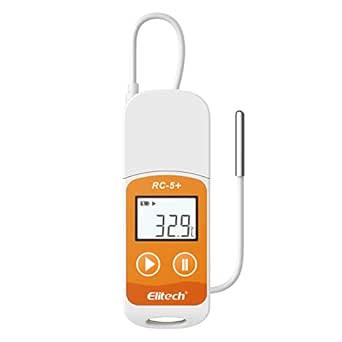 Elitech RC-5+ TE Digital PDF USB Temperature Data Logger Reusable ...
