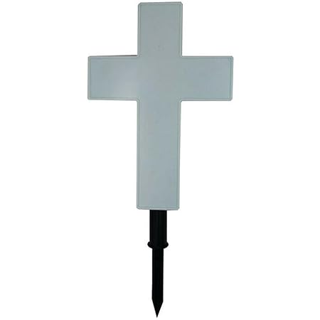 Solar Lighted Cross by Eternal Light | Illuminated Grave Marker ...
