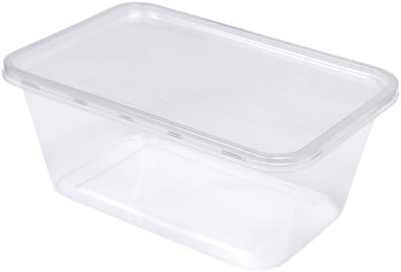 QTPack 25 500ml Plastic Food Containers + Lids | Microwave Dishwasher ...