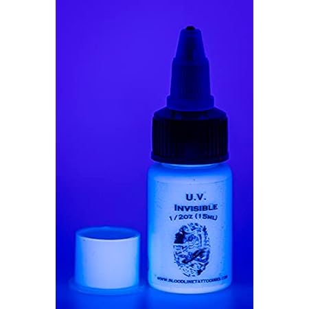 Amazon.com: Bloodline Tattoo Ink Blacklight UV Invisible USA - 1 oz (30 ...