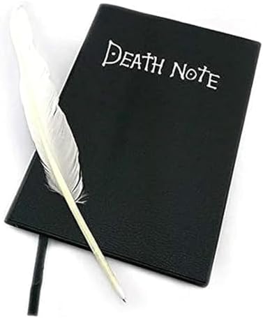 COOLBABY Death Note Notebook with Feather Pen, Fashion Anime Theme ...