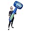 Amazon.com: Huge 52" POW Jumbo Mallet (52" x 24" x 14") Vinyl ...