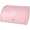 Amazon.com: KL X458 Pink Bread Box Roll Top, Metal Bread Box for ...