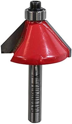 Faithfull FAIRB81 Router Bit TC 45 Degree Chamfer 1/4in : Amazon.co.uk ...