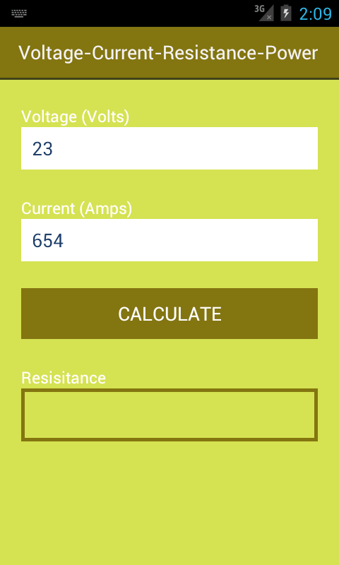 Voltage-Current-Resistance-Power - App on Amazon Appstore