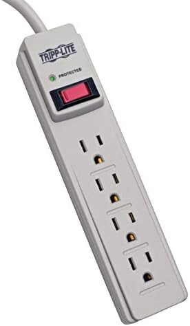 Amazon.com: Tripp Lite 8 Outlet Surge Protector Power Strip, 8ft Cord ...