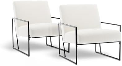 Amazon.com: eLuxurySupply Accent Chair - Low Profile Modern Slant ...