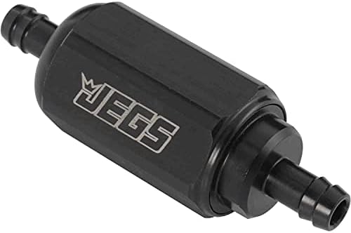 Amazon.com: JEGS Compact Billet In-Line Fuel Filter | 3/8" Male/Male ...