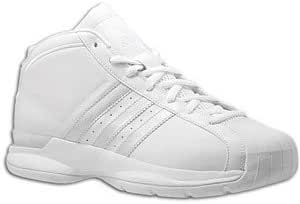 Amazon.com | adidas Men's Pro Model Fusion (sz. 08.0, White/White/White ...