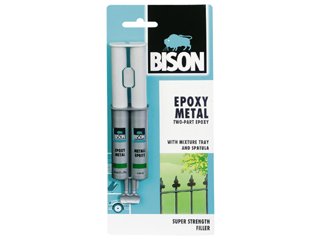 Bison Epoxy Metal Adhesive 24ml Syringe : Amazon.co.uk: DIY & Tools