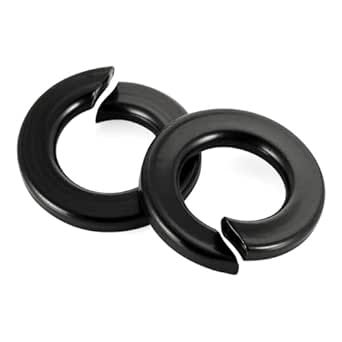 Amazon.com: M10 Black Spring Lock Washer, 304 Stainless Steel, Black ...