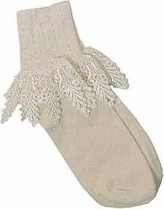 Amazon.com: Catherine Cole Studio Lace Cuff Sock - Cafe Creme ...