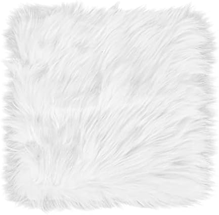 Amazon.com: 12 Inches Mini Round Faux Fur Sheepskin Rugs, Fluffy Living ...