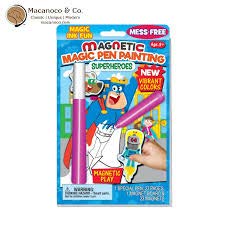 Superheroes Magnetic Magic Pen Invisible Ink Activity Book: Lee ...