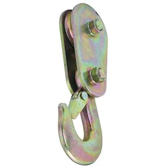 Jumtop Heavy Duty Pulley Lifting Block Hoist with Hook, Lifting Block ...