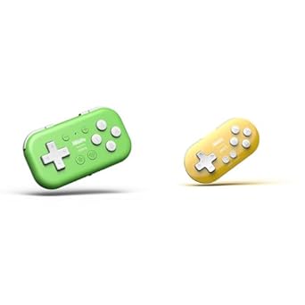 Amazon.com: 8Bitdo Micro and Zero 2 Bluetooth Mini Controllers for ...