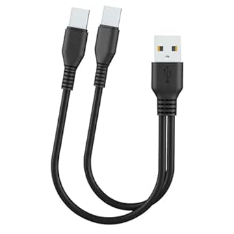 AQUA-ATL (3 FT, 2 in 1 USB C and USB C Splitter Cable Type A to Type C ...