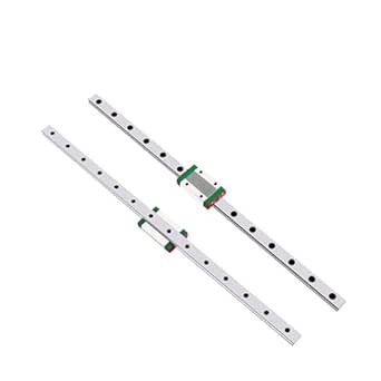 Miniature linear sliding guide 2PCS Linear Guide + 2PCS Slide Block ...