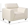 Amazon.com - Global Furniture Pluto Chair, White - Chairs