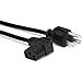 Amazon.com: DIGITMON 3 FT 3 Prong Right Angled AC Power Cord Cable Plug ...