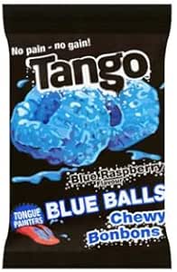 Tango Bon Bons Blue Raspberry Flavour, Box of 12 by Kids Kandy : Amazon ...