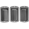 Amazon.com: Wilton Recipe Right Non-Stick Mini Loaf Pan Set, Small Loaf ...