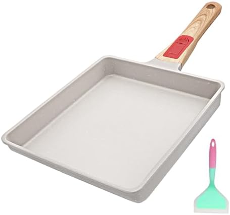 Amazon.com: AIKENBBKK Japanese Omelette Pan Nonstick, Large Tamagoyaki ...