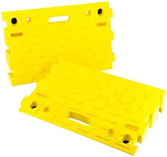 Amazon.com: Pyle Portable Lightweight Plastic Curb Ramps - 2PC Heavy ...