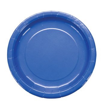 Party Color Paper Plates Blue 9" 40 Count : Amazon.in: Home & Kitchen
