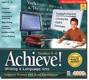 Achieve! Writing & Language Arts- Grades 3-6 (4 Disc CD-ROM set ...