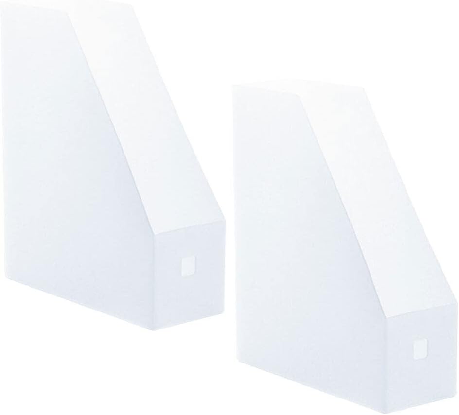 Amazon.com : jojofuny 2Pcs Vertical File Holder Transparent doublesided ...