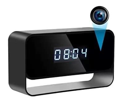 Buy CAMLEIGH Full HD 4K Smart Table Clock Camera Wireless WiFi P2P/AP ...