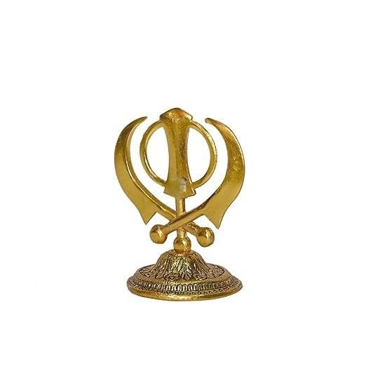Buy SHAGUN Classic Khanda Sahib Symbol in Metal ShowPiece for ...