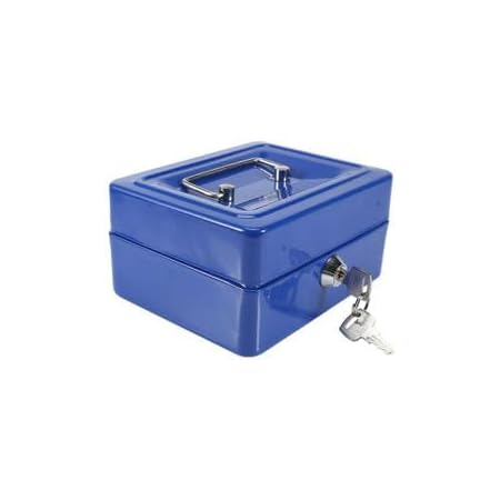 Z&K Metal Cash Box Key Lock| Stainless Steel Durable Metal Cash Box ...