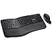 Kensington Pro Fit Ergonomic Wireless Keyboard and Mouse - Black ...