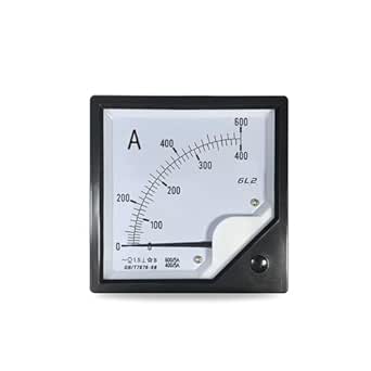 6L2 AC 2X Overload Ammeter 50/5A 100A 200A 300A Pointer with Buffer ...