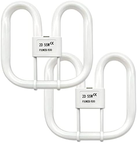 F552D/830 Compatible with GE 40184 55W 3000K, 2D CFS55W/GR10Q 55 Watt ...