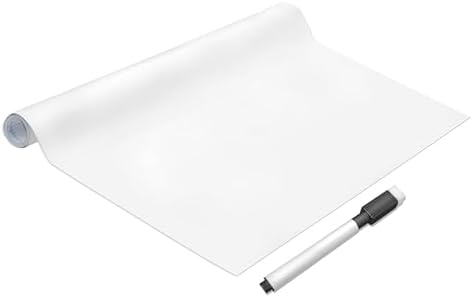 Amazon.com : AMIGO White Board Sticker for Wall 17.3" x 78.8" Dry Erase ...