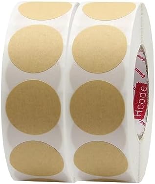Amazon.com : Hcode Round Color Coding Label Price Stickers Blank Yard ...