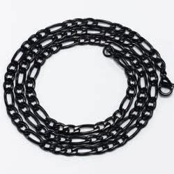 Amazon | [ピンプコード]Pimp Code ステンレス ブラックIP フィガロ チェーン ネックレス 50cm | ネックレス 通販